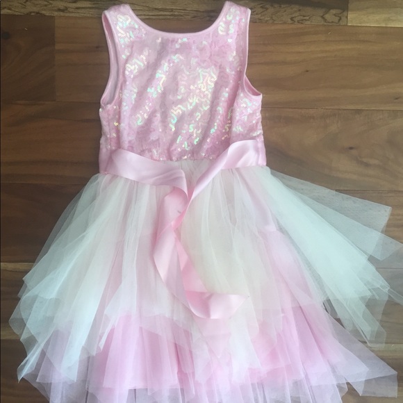 Pinky | Dresses | Pinky Dress With Sequin Top And Tulle Layers | Poshmark